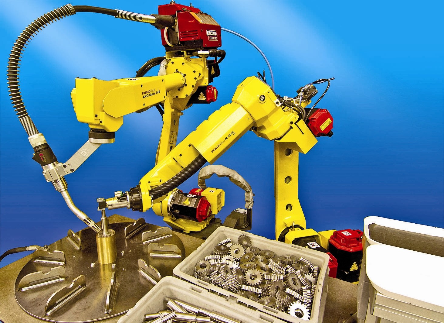 Fanuc Welding Robot Arm ARC Mate 120iD Welding Robot with CNGBS Welding ...